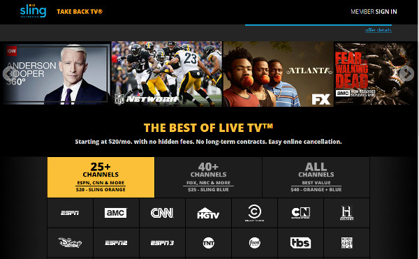 Sling TV Offers Free Preview of its Orange Service | Sound & Vision
