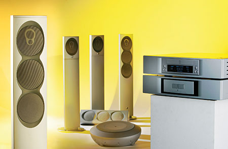 Linn Komponent Speaker System, Chakra C5100 Amplifier, and Unidisk SC ...