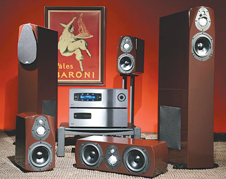 NHT Classic Four Speaker System, Controller Pre/Pro, and Power5 ...